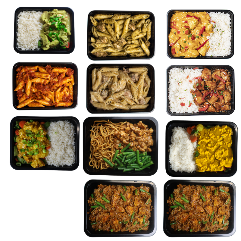 9 Maaltijden + 2 Gratis Surinaamse Nasi - Spiermassa/Droogtrainen ...